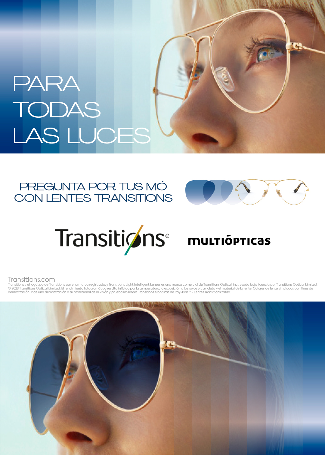 Transitions en Multiópticas: tus mó con lentes transitions. - MULTIÓPTICAS